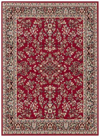 Hanse Home Design Kurzflor Wohnzimmerteppich Orient - Zabul Perser Look, Orientalischer Teppich für Esszimmer, Wohnzimmer, Schlafzimmer - Rot, 120x160 cm