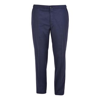 Incotex Gestreifte Casual Hose f&uuml;r M&auml;nner - - Trousers - Herren - Blau - M