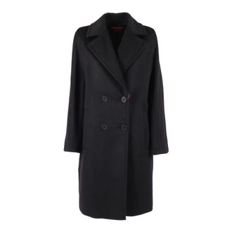 Max Mara Damen, M&auml;ntel, Schwarzk, 2XSGr&ouml;&szlig;e