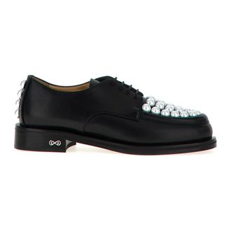 Mach & Mach Sirene Schn&uuml;rschuhe - - Shoes - Damen - Schwarzk - 36 EU