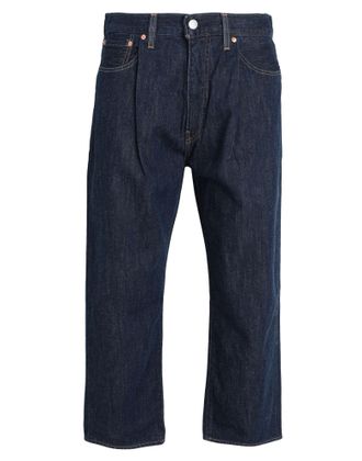 Levi's STAY LOOSE PLEATED CROP DARK INDIGO - FLAT FINISH