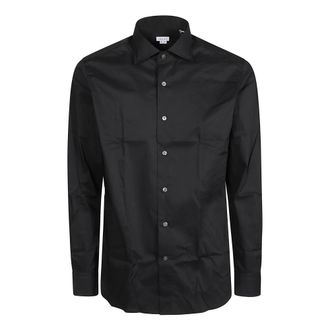 Orian Slim Fit Langarmhemd - - Shirts - Herren - Schwarzk - M