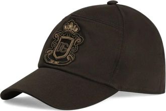 Dolce & Gabbana casquette à logo brodé - Marron