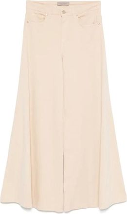 D.exterior Femme, Pantalons, Beige, Taille: 40 FR Pantalone