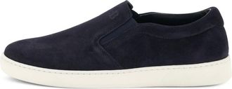 Boggi Milano Homme, Chaussures, Bleu, Taille: 40 EU Slip-Ons en daim