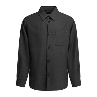 Valentino Hemdbluse mit Taschen-Detail - - Shirts - Herren - Grau - XL