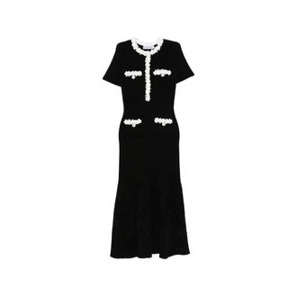 Self Portrait Kleid - - Dresses - Damen - Schwarzk - XS