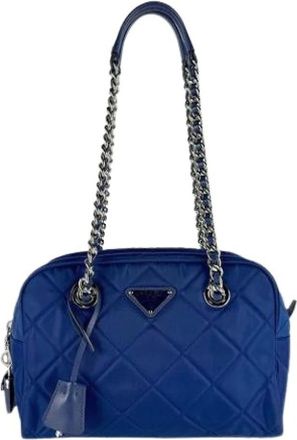 Prada Pre-owned Shoulder Bag - Femme - Pre-owned - Bleu - Taille: ONE Size