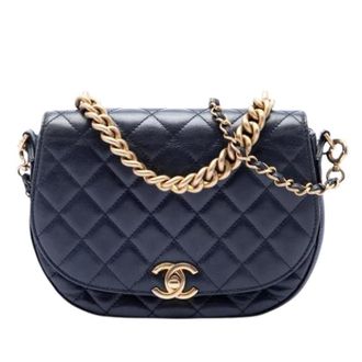 Chanel Pre-owned Quilted Satchel - - Pre-owned - Damen - Blau - ONE SIZE