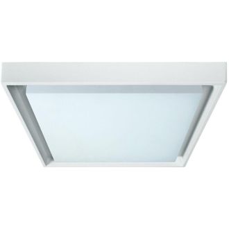 N&auml;ve Naeve MIO Plafonnier LED carr&eacute; 34 cm Blanc 3000 K IP54