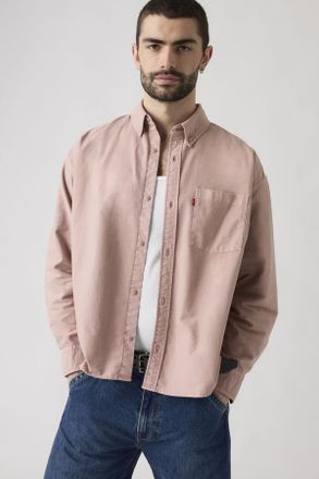 Levi's Chemise Boxy Zandt - Homme - Rose / Woodrose Garment Dye - XL