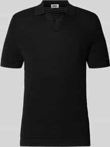 Drykorn Slim Fit Strick-Poloshirt mit Strukturmuster Modell BRAIAN