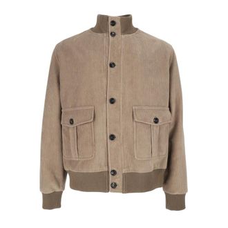 Circolo 1901 Pilot Jacket Tiny C. - Homme - Vestes - Brun - Taille: L