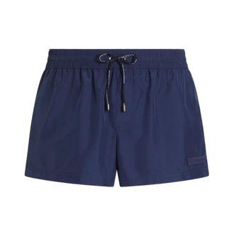 Dolce & Gabbana Canvas Badeshorts - - Swimwear - Herren - Blau - S