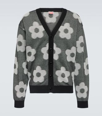 Kenzo Cardigan Flower Spot en coton