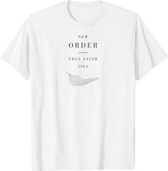 New Order True Faith Net Leaf T-Shirt