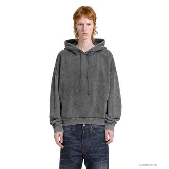 Acne Studios Rubber Stamp Logo Hoodie