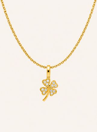 Cada Cada Kette Tiny Lucky Clover gold