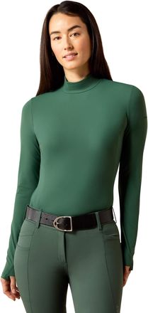 Ariat Womens SolVeil Baselayer Top Long Sleeve in Monstera, Size 2X-Small, by Ariat