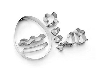 Ibili Set 9 CORTAPASTAS HUEVO DE Pascua