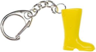 Miniblings Bottes en Caoutchouc Porte-cl&eacute; Porte-cl&eacute;s Bottes de Pluie dautomne Jaune - Bijoux &agrave; la Mode Main I I Pendentif Trousseau de cl&eacute;s Porte-Clef