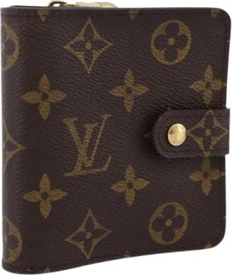 Louis Vuitton Portefeuille vintage monogramme en toile pr&eacute;-poss&eacute;d&eacute; - Femme - Pre-owned - Brun - Taille: ONE Size