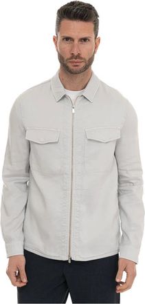 Marco Pescarolo Homme, Vestes, Bleu, Taille: M Veste Harrington Courte