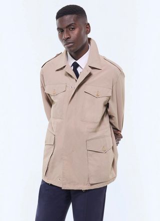 Fursac Veste reporter en tissu d&eacute;perlant - Taille XL - Homme