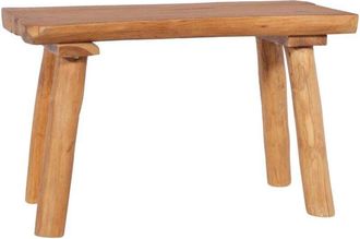 vidaXL Vidaxl - Banc de jardin contemporain 80 cm - Bois de teck massif avec finition &agrave; lhuile - Pour hall, salon ou terrasse