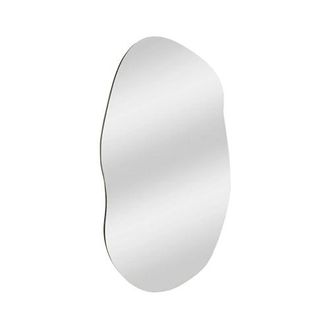 Dmora Spiegel Ophelia 52x89 cm Schwarz, Glasstruktur