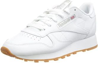 Reebok Mixte Classic Leather Sneaker, FTWWHT/SEDROS/CLAMAR, 34.5 EU