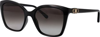 Ferragamo SF1026S Black Acetate Sunglasses - Black