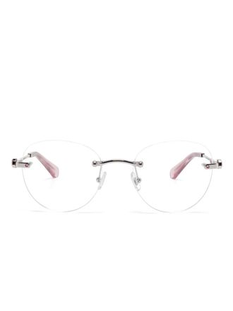 Swarovski lunettes de vue sans monture - Rose