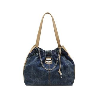 Marc Jacobs Sac The Denim Suede Cristina Tote en coton