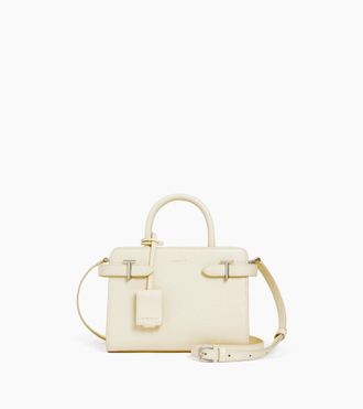 Le Tanneur Kleine Handtasche Emilie aus genarbtem Leder mit Trageriemen
