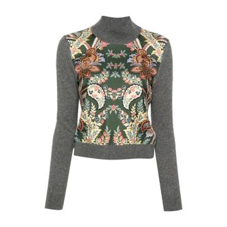 Etro Pullover mit Paisley-Print - - Knitwear - Damen - Mehrfarbig - M