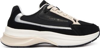 Tommy Hilfiger Sneakers Tommy Hilfiger Th Sporty Chic Runner FW0FW09187 Schwarz