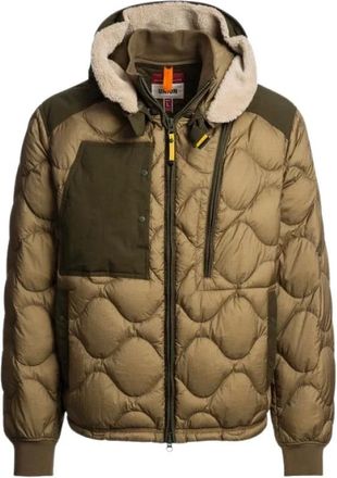 Parajumpers Homme, Vestes, Vert, Taille: S Veste courte matelass&eacute;e &agrave; capuche