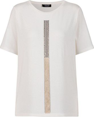 Tuzzi Nero T-Shirt mit Zierstreifen