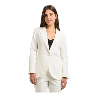 Yes-Zee YES Zee, Femme, Vestes, Blanc, Taille: 44 FR Veste crois&eacute;e