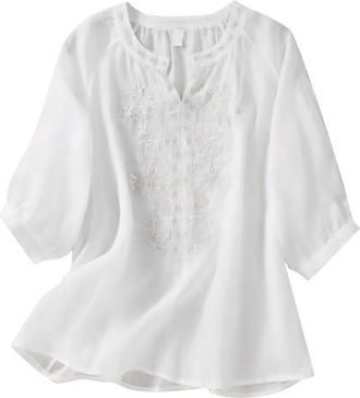 Generic HUIFUAO Chemise Femme Chic Et &eacute;L&eacute;Gant Manche Longue Blouse Chic Et &eacute;l&eacute;gant Haut Basique Ample Boutonn&eacute; Tee Shirt Meilleures offres Soldes &eacute;t&eacute; (Z01-Whi