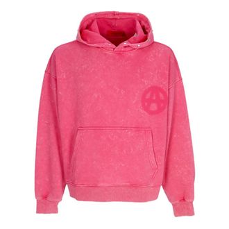 Acupuncture Acupuncture - Sweat &agrave; capuche Studded Anarchy - Homme - Sweatshirts et sweats &agrave; capuche - Rose - Taille: L