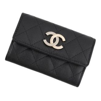 Chanel Porte-cartes professionnel Pre-owned - Femme - Pre-owned - Noir - Taille: ONE Size