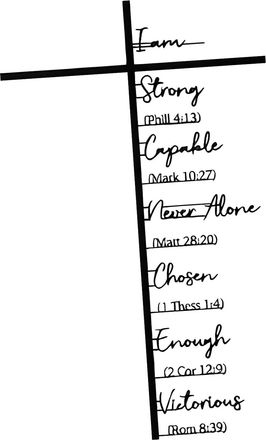 Generic Kreuz Vorne An Der Wand,Christlich H&auml;ngend Und Fest - Innen Glaubensbasierte Dekoration,F&uuml;r Wohnzimmer Eingang Haus Kirche Hochzeit B&uuml;ro Bauernhof Und