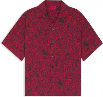 HUGO BOSS Homme, Chemises, Rouge, Taille: M Hugo - Chemises > Chemises d&eacute;contract&eacute;es