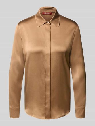 Max Mara Regular Fit Langarmbluse aus Seiden-Mix Modell XERO