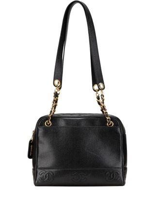 Chanel sac porté épaule Triple CC (1996-1997) - Noir