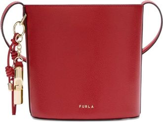 Furla Femme, Sacs, Rouge, Taille: ONE Size Roxie Mini Bucket Bag