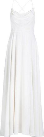 Vera Mont Abendkleid Damen mit Wasserfallausschnitt Material