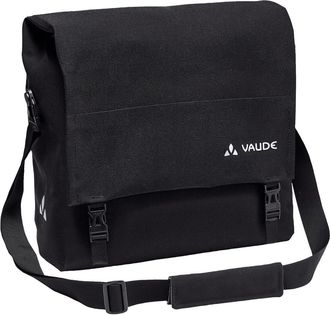 Vaude Fahrradtasche für Gepäckträger Augsburg IV 14L schwarz, stylische Business-Fahrradtasche 100% wasserdicht, Gepäckträgertasche hinten, einfache Befesti